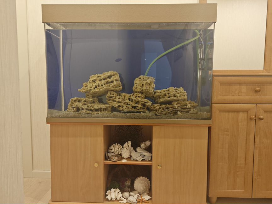 Аквариум 120х40х80см 380л с тумбой