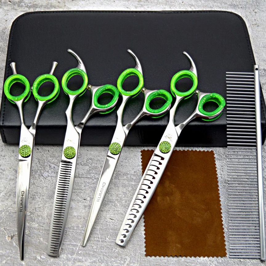 Набор ножниц для стрижки 7 kumiho №8408