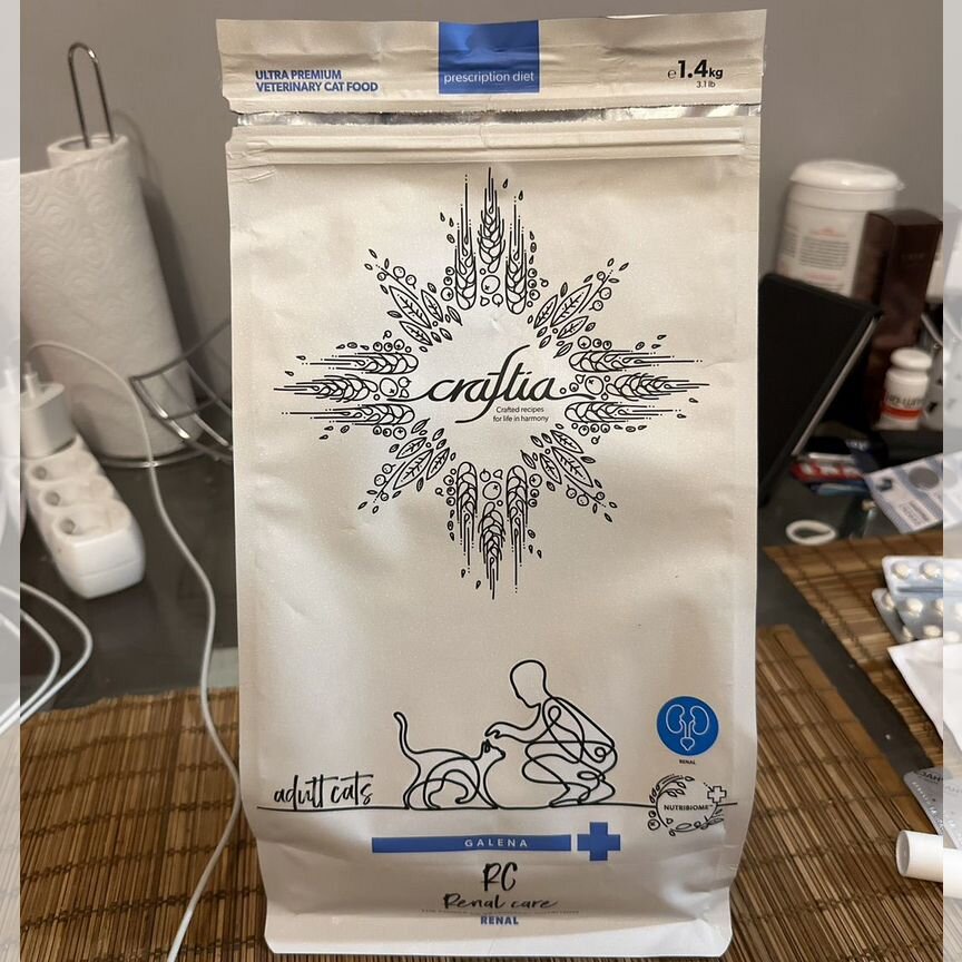 Корм для кошек Craftia renal care