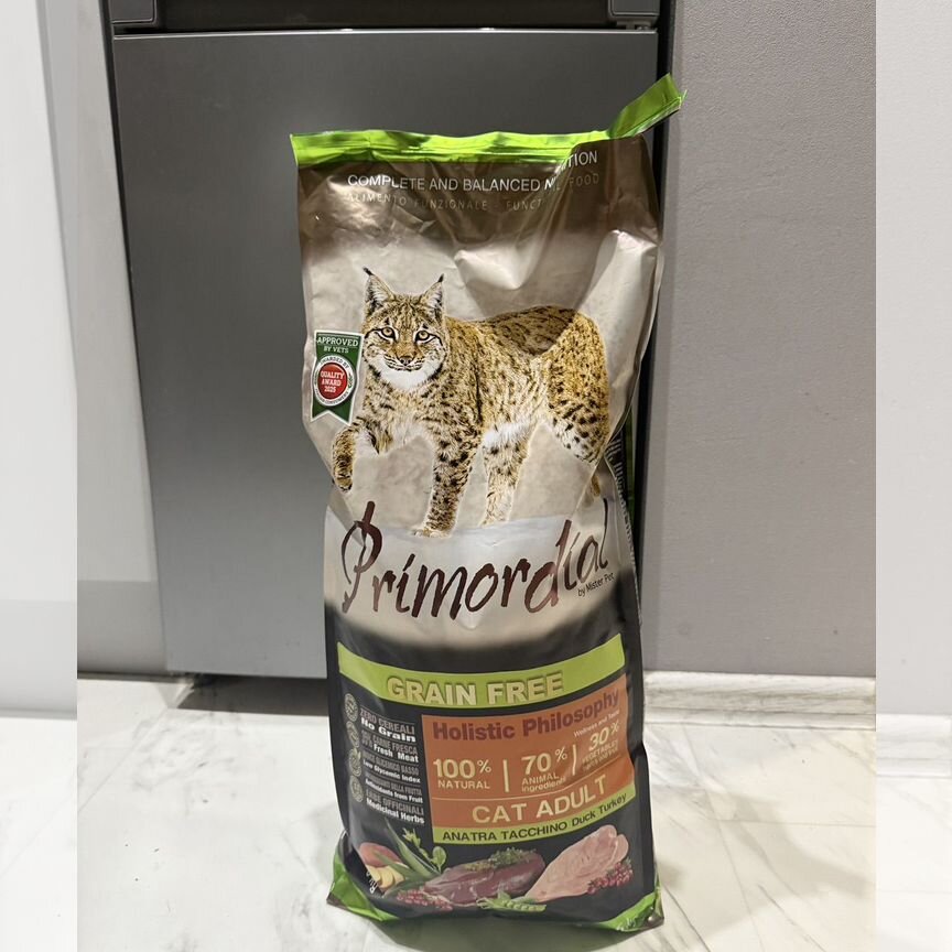 Корм для кошек primordial