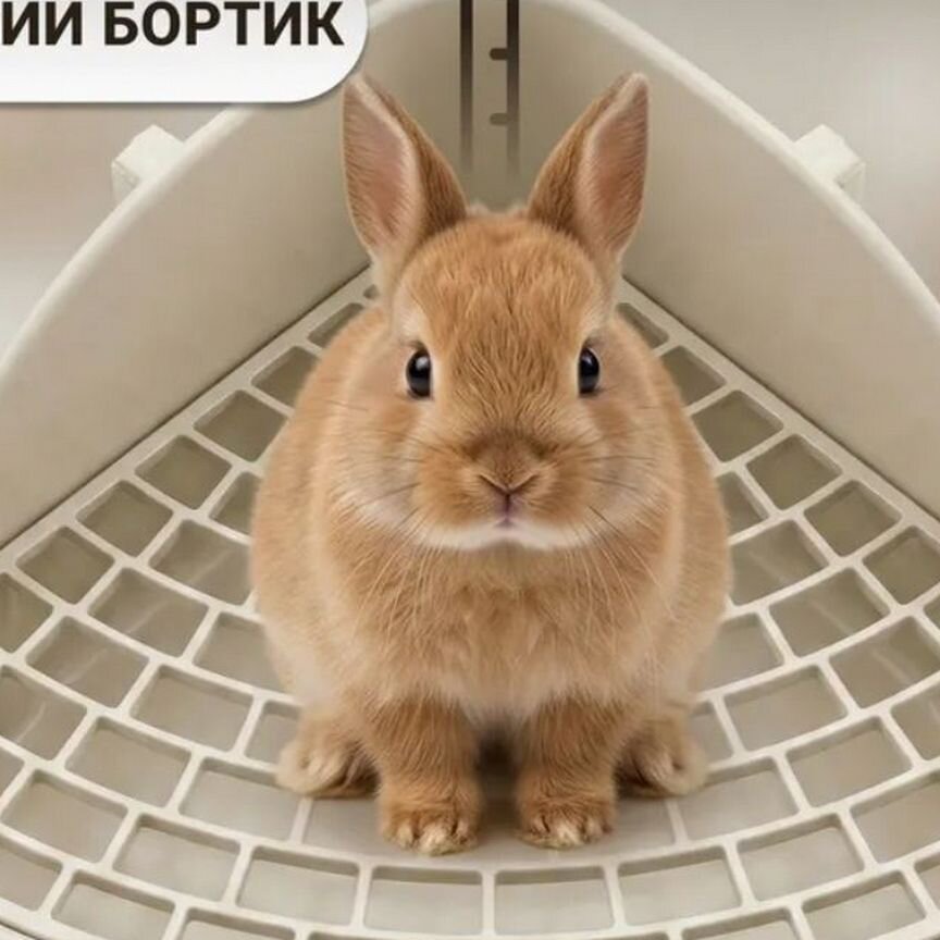 Лоток для грызунов угловой