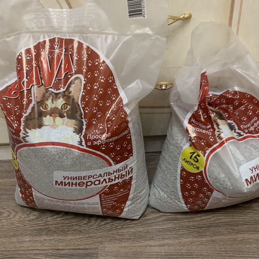 Кошачий наполнитель минеральный