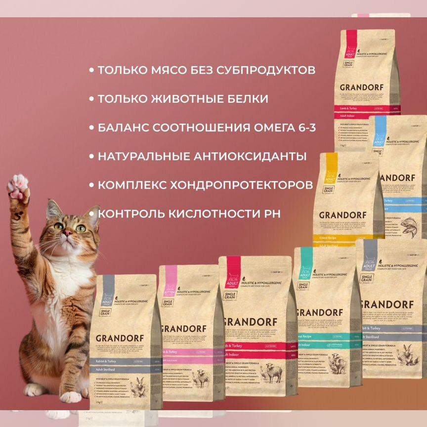 Грандорф корм для кошек 2кг