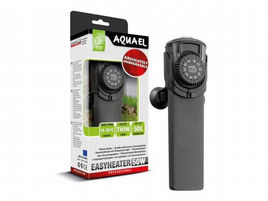 Пластиковый обогреватель aquael easyheater25-150вт