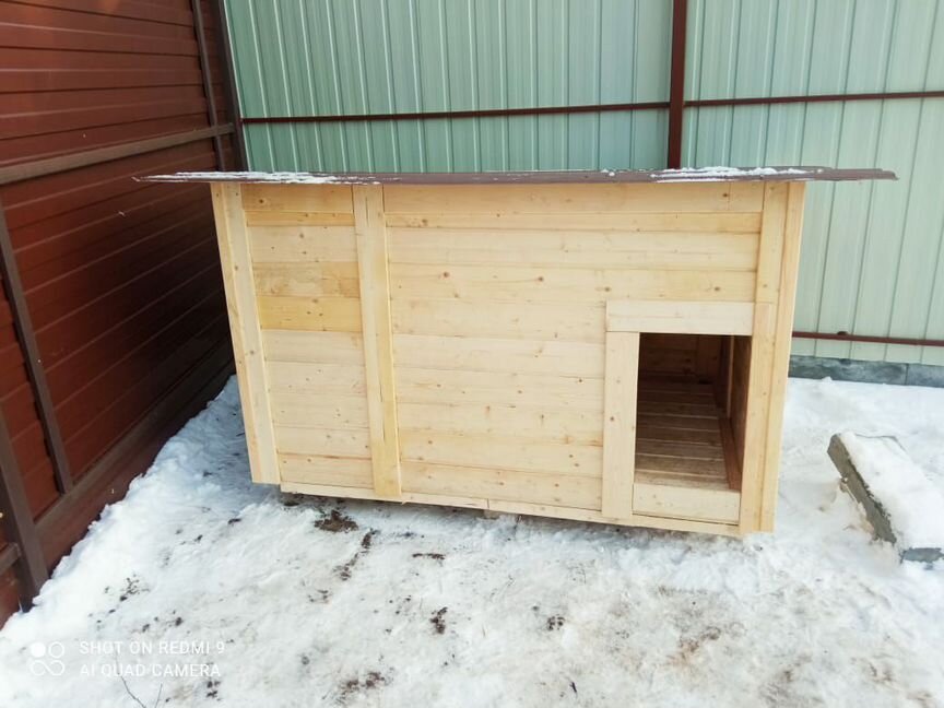 Будка для собаки утепленная