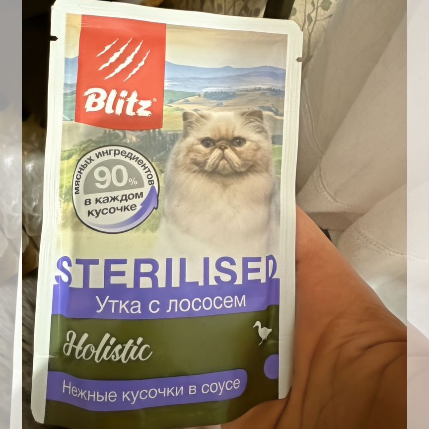 Корм для кошек blitz