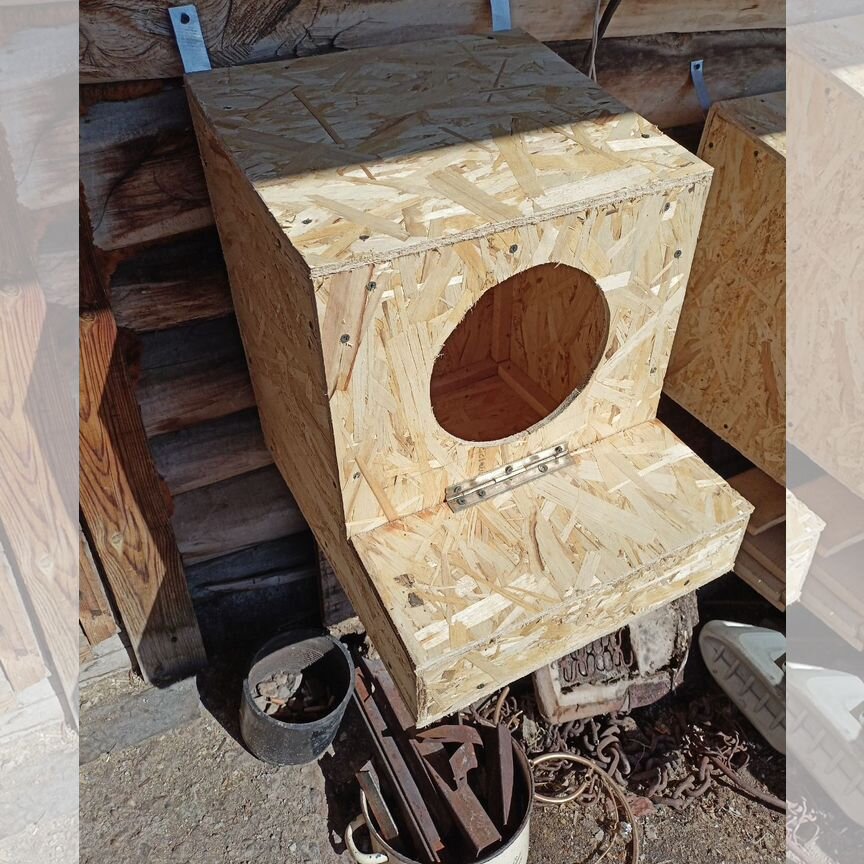 Гнездо для кур с яйцесборником