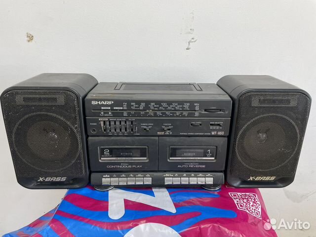 Магнитофон Sharp WF-A60Z(GY) купить в Омске | Электроника | Авито