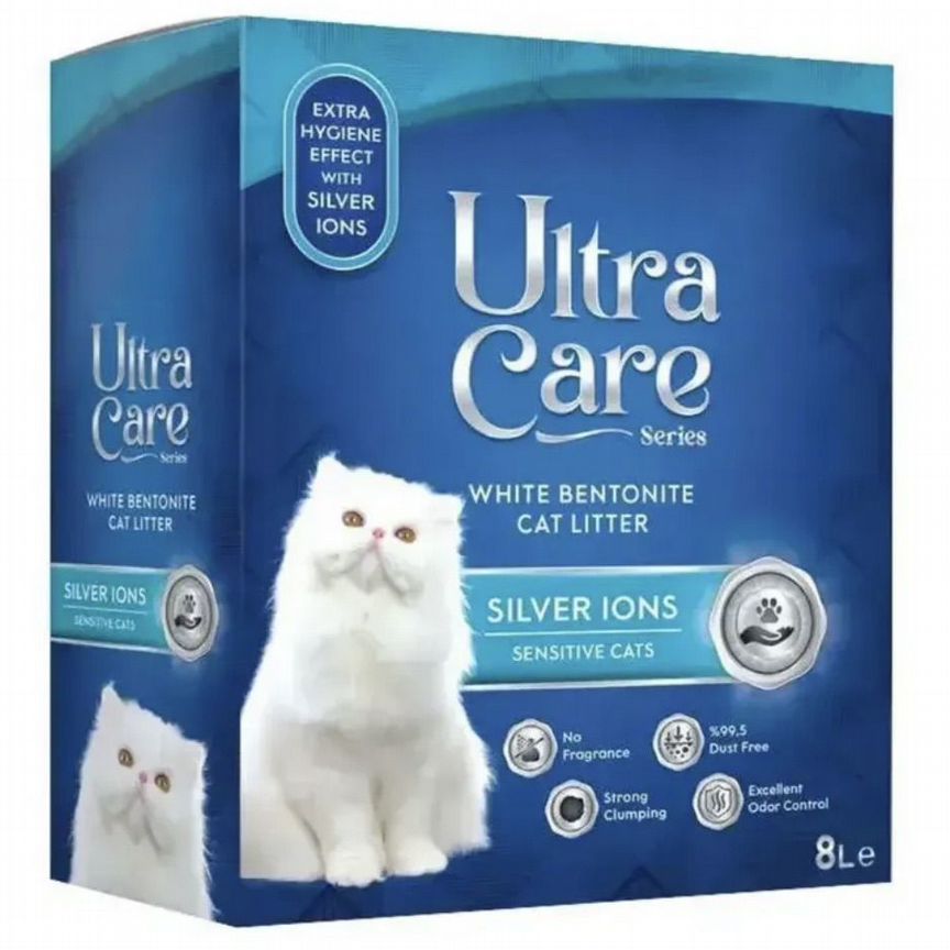 Наполнитель комкующийся для кошек 7кг Ultra Care