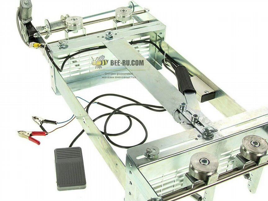Станок для натягивания проволоки с электрическим п