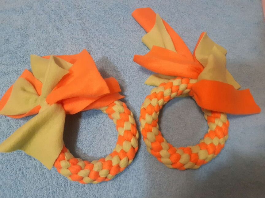 Флисовые игрушки для собак