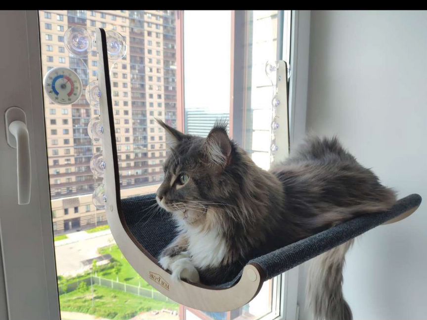 Гамак лежанка для котов на окно