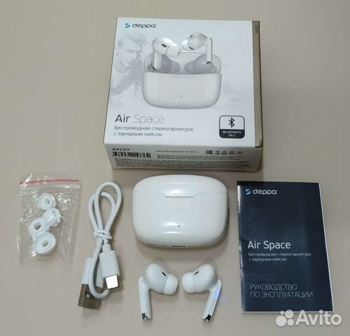 Беспроводные bluetooth наушники Deppa Air Space купить в Иркутске ...