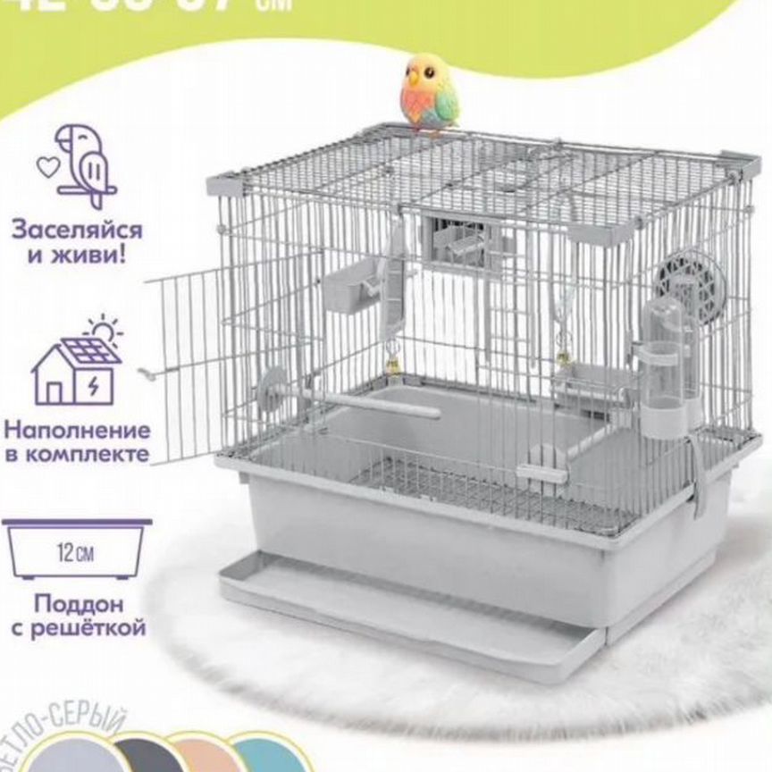 Клетка для волнистого попугая большая