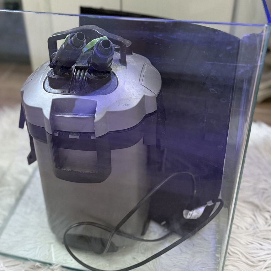 Аквариум cube dennerle с фильтром tetra