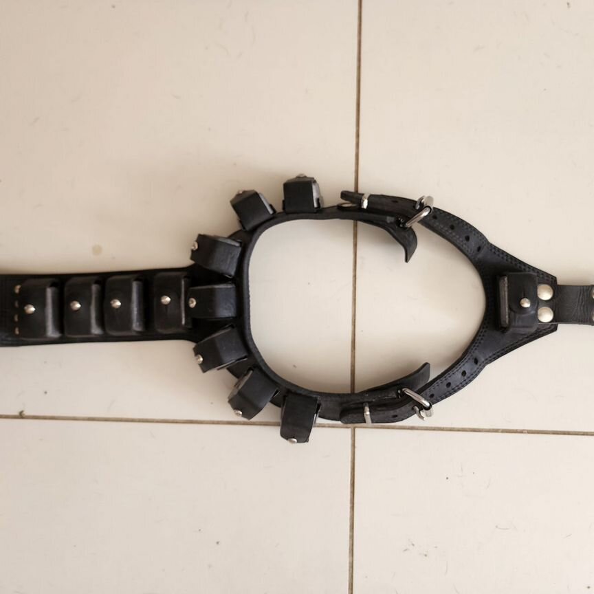 Шлейка для собак (утяжелитель развитие)нат кожа