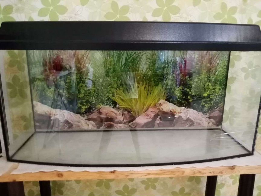 Аквариум 120л с нарушенным герметическим швом