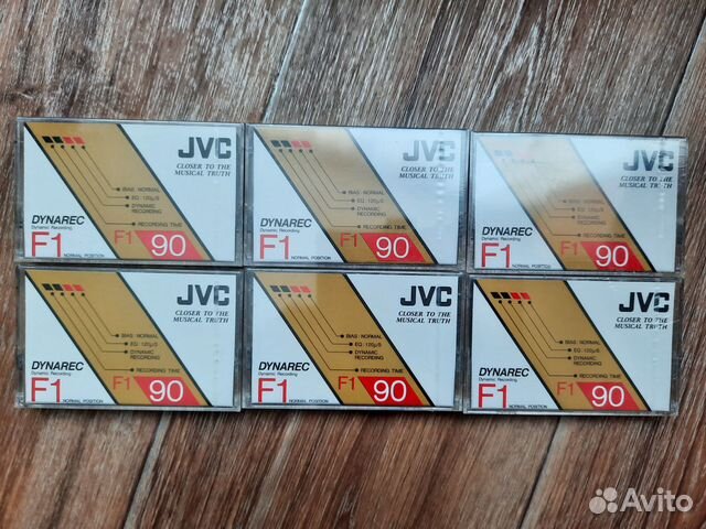 Кассета JVC F1 -90 dynarec Горчичник. Запечатана купить в Ульяновске | Электроника | Авито