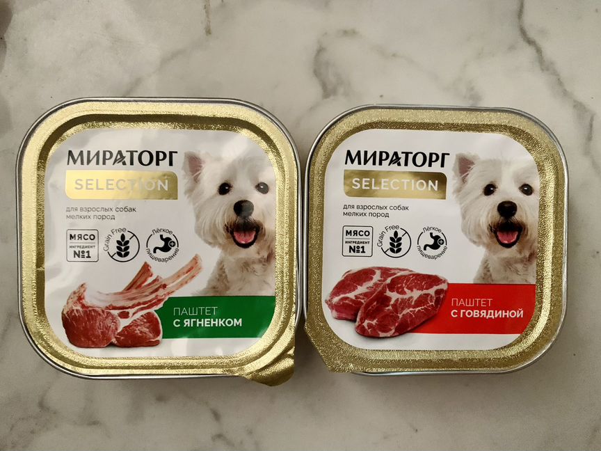 Паштет для собак мираторг