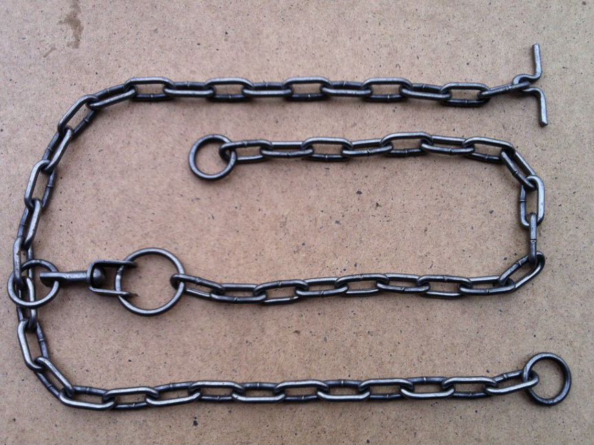 Цепь для привязи трехконцевая с вертлюгом