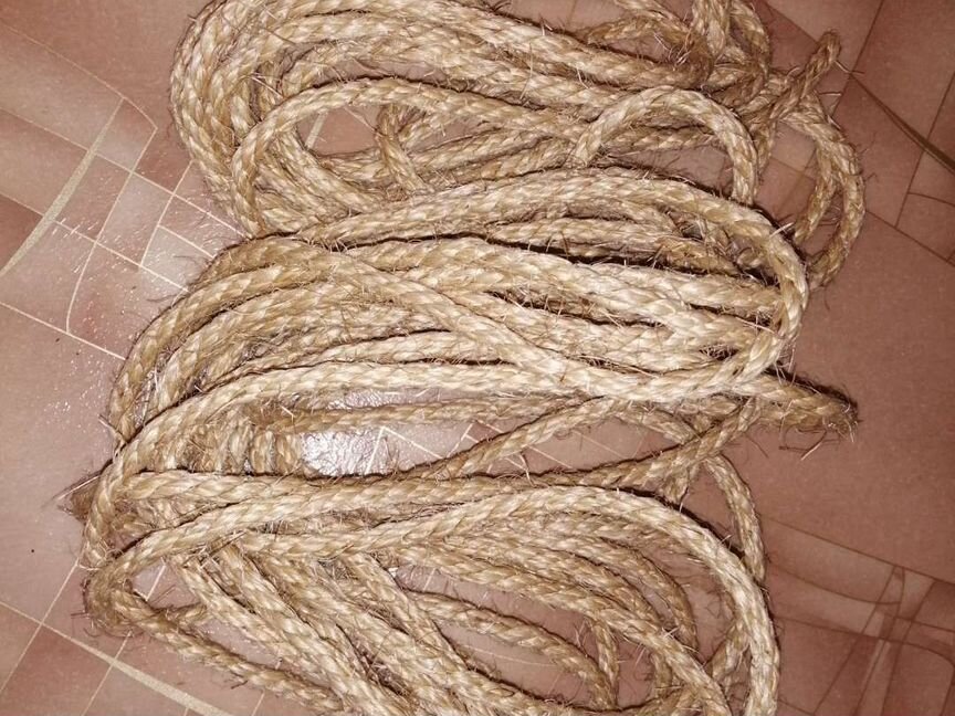 Джут (для перетяжки когтеточек)