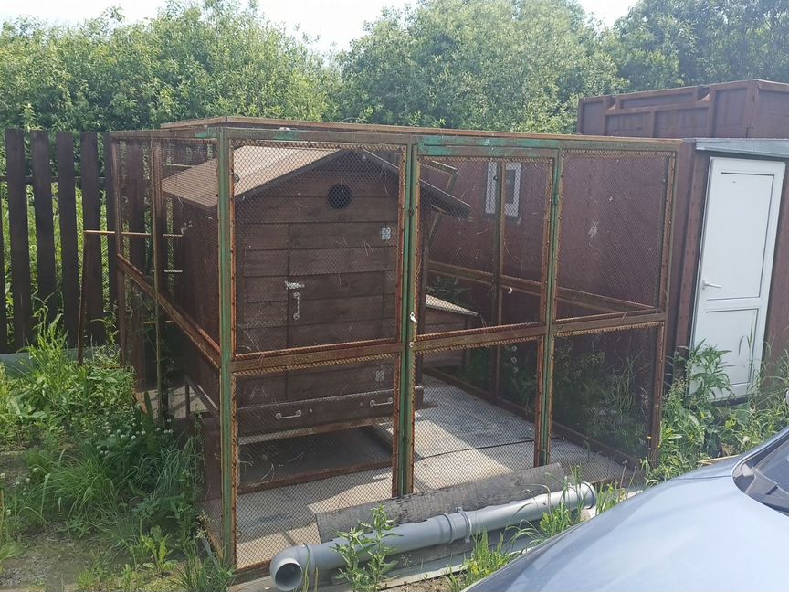 Курятник летний с выгулом и зимний
