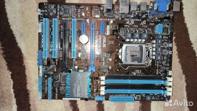 Материнская плата Asus P8B75-V купить в Новокузнецке | Электроника | Авито