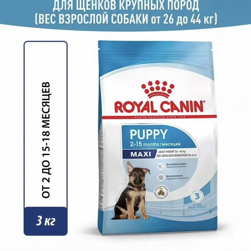 Корм для собак royal canin puppy