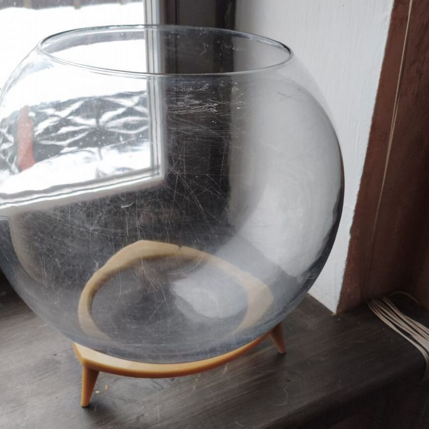 Аквариум круглый СССР, 10 литров