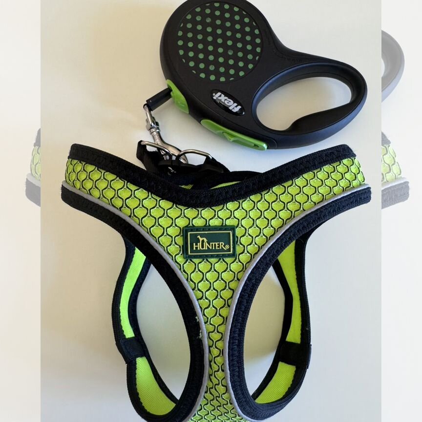 Шлейка с поводком (рулетка)