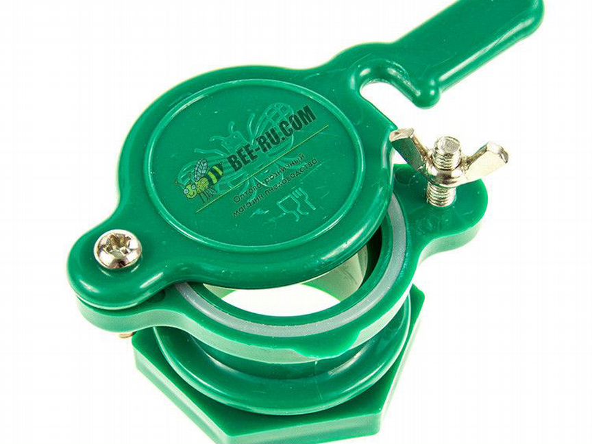 Кран для куботейнера и ведра D44 зеленый