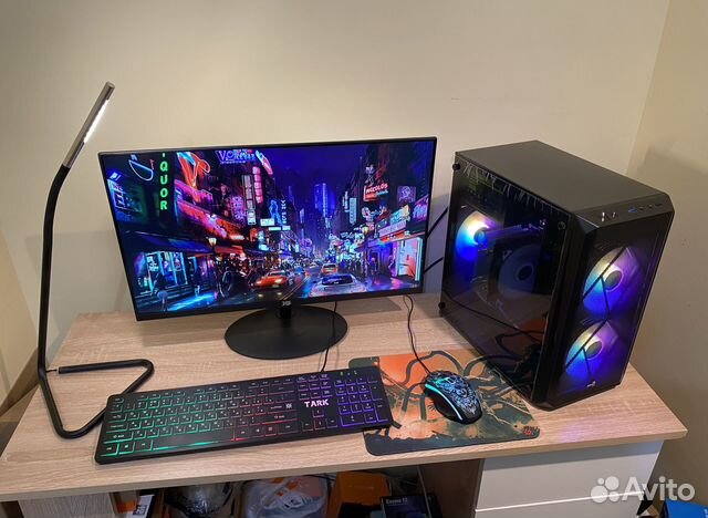 Игровой пк RX580 с монитором 23.8 в мини корпусе купить в Нижнем ...
