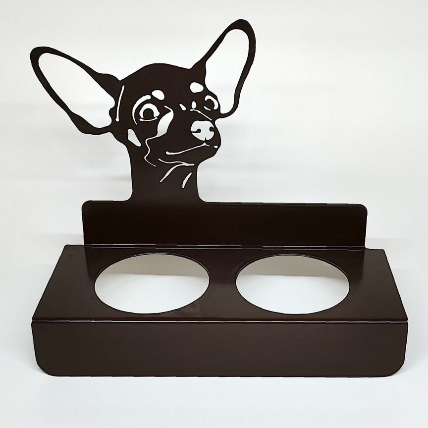 Подставка для мисок для кошек и маленьких собак