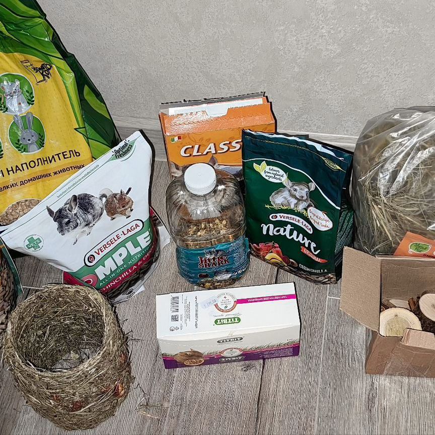 Корм для шиншилл