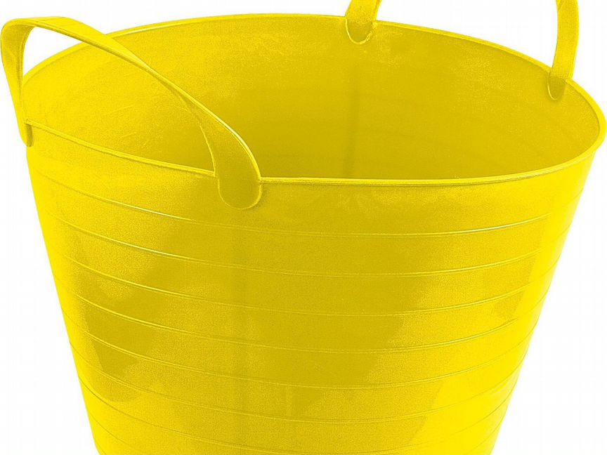 Гибкое корыто, желтое, 28 л