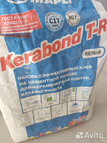 Плиточный клей Мапей купить в Москве | Товары для дома и дачи | Авито