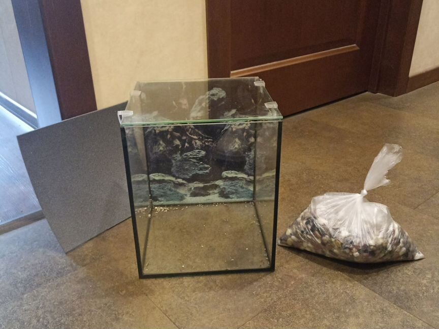 Аквариум 20 литров, грунт, подложка