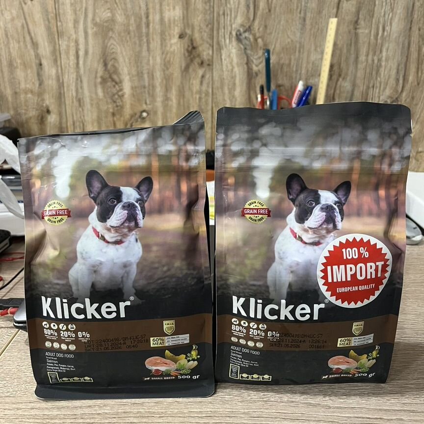 Сухой корм для собак мелких пород Klicker