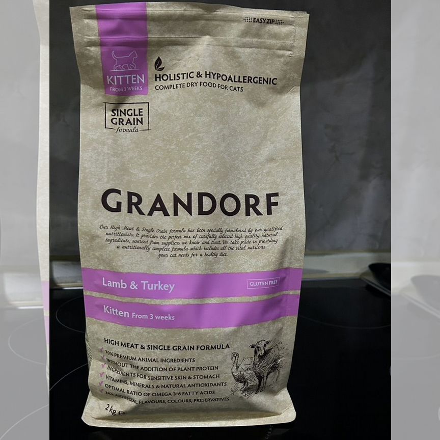Корм для котят grandorf