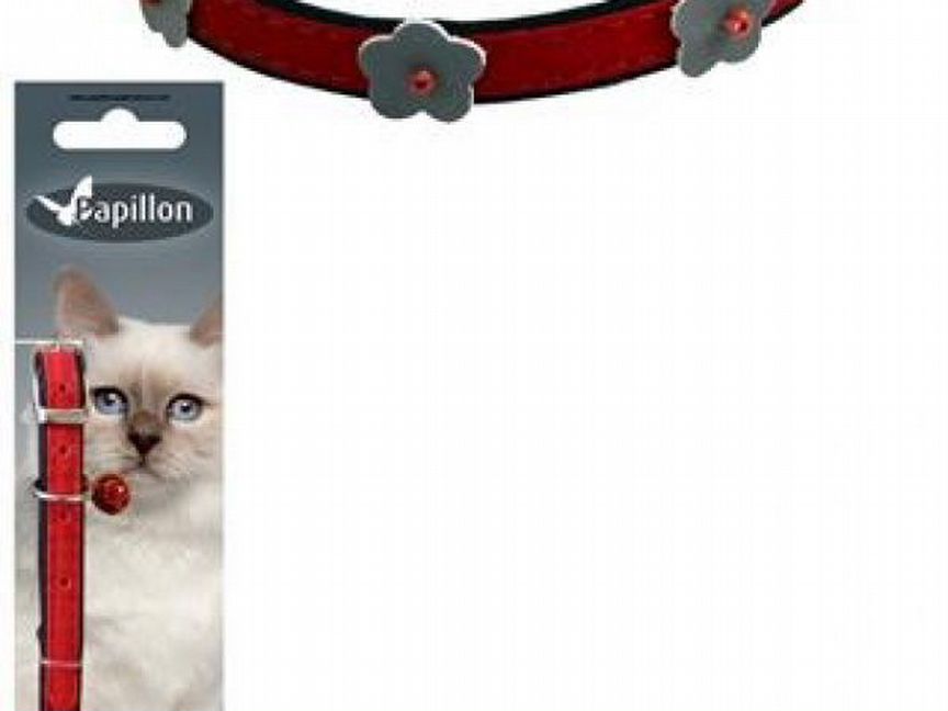 Papillon светоотражающий ошейник для кошек, красны