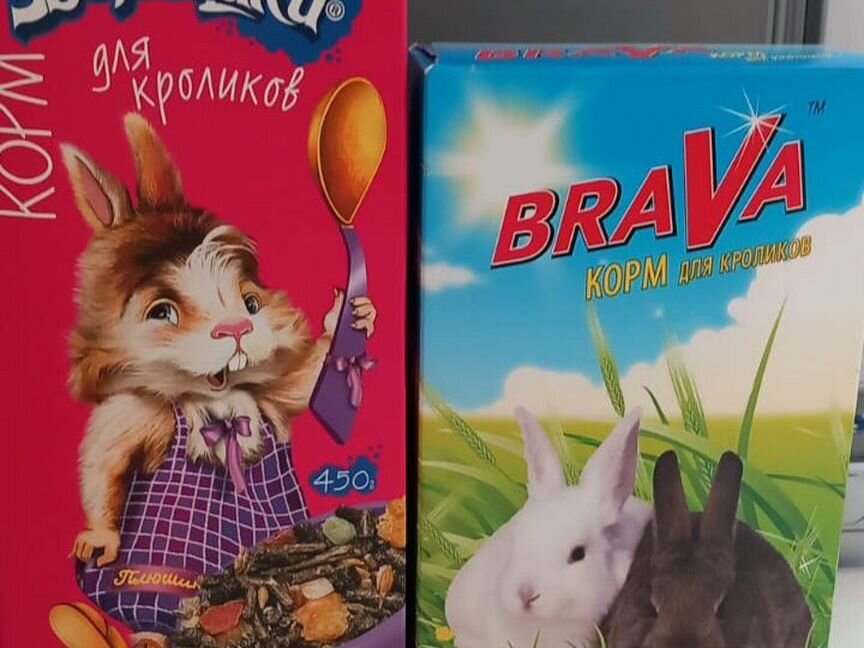 Корм для декоративных кроликов