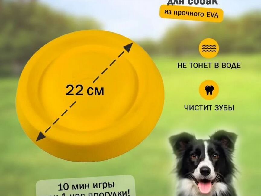 Игрушка для собак диск 22 см