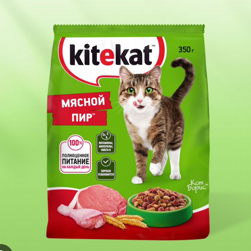 Китекат kitekat 350гр