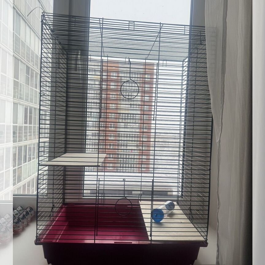 Клетка для шиншиллы новая