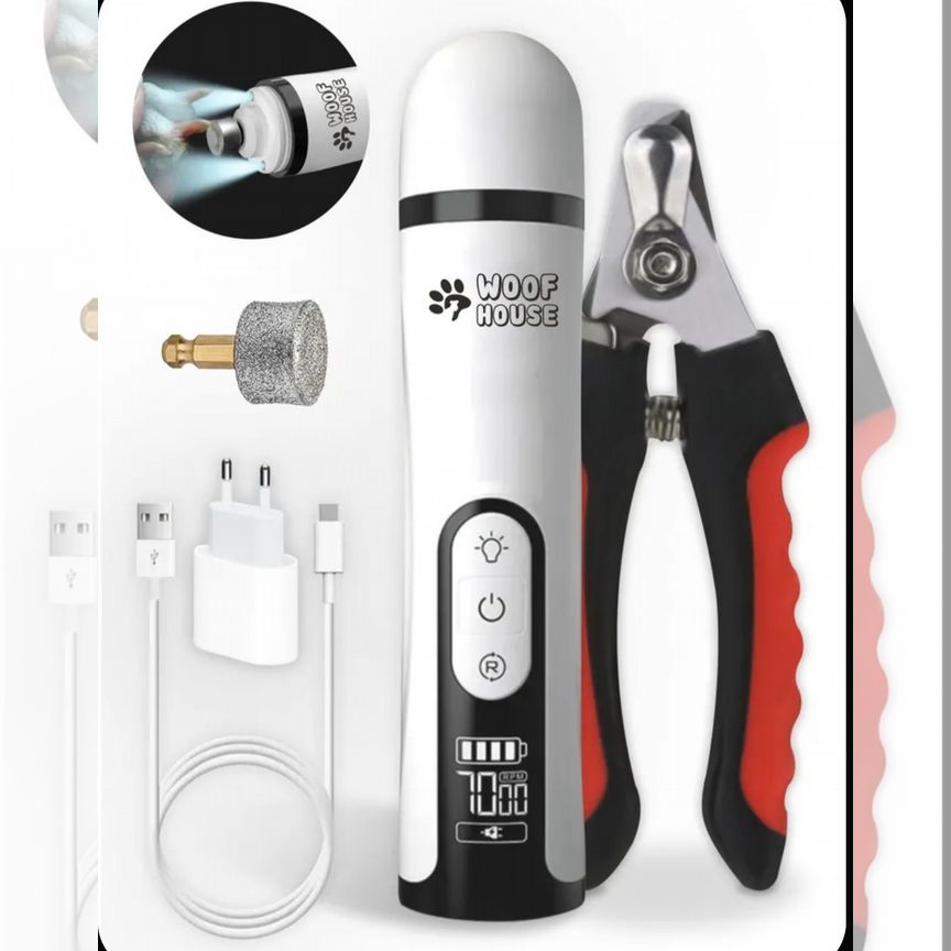 Гриндер для когтей собак и кошек с когтерезкой