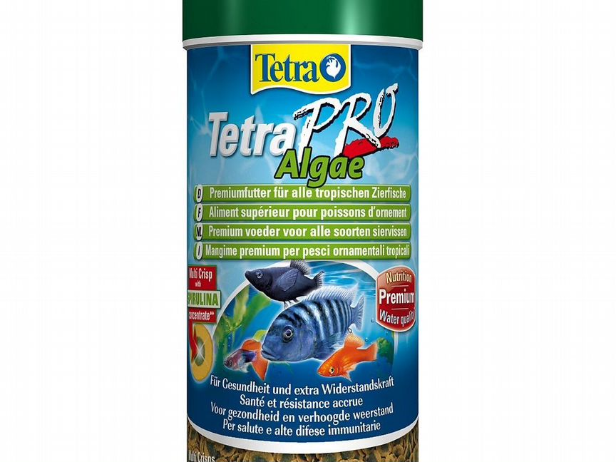 Tetra Pro AlgaeCrisps 250мл Растительный корм для
