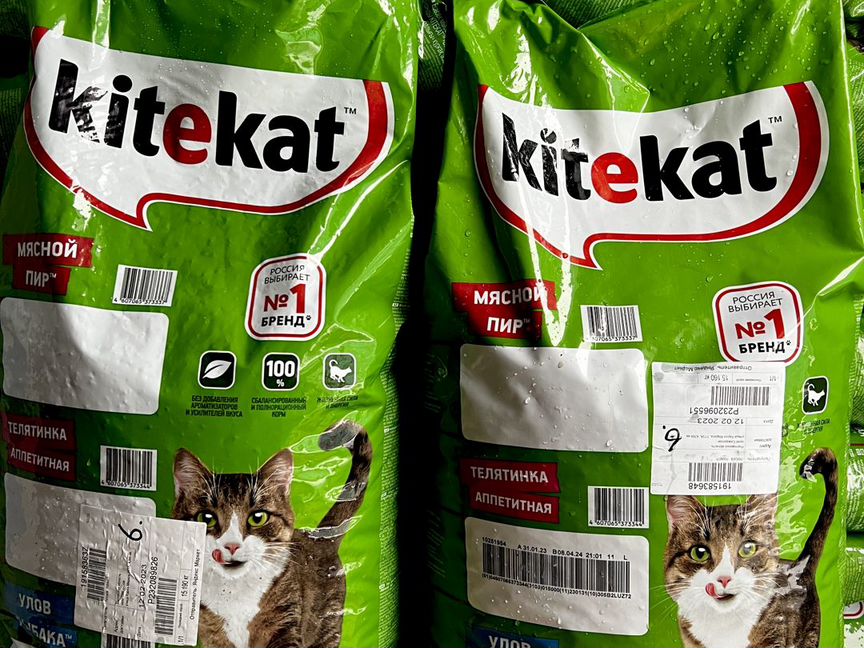 Корм для кошек Kitekat 15кг (Китекет)