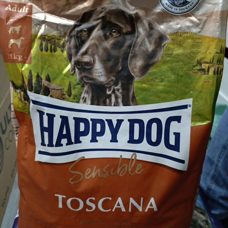 Корм для собак happy dog toscana
