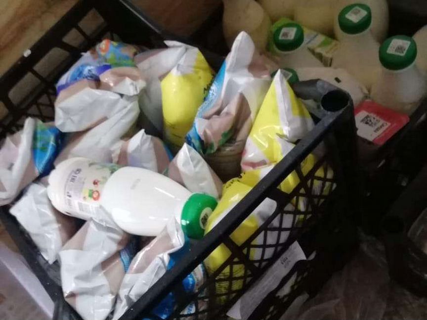 Много молочки для животных