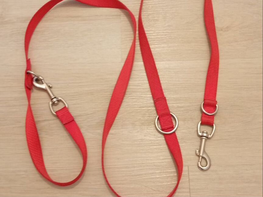 Поводок и поводок-перестежка для собаки